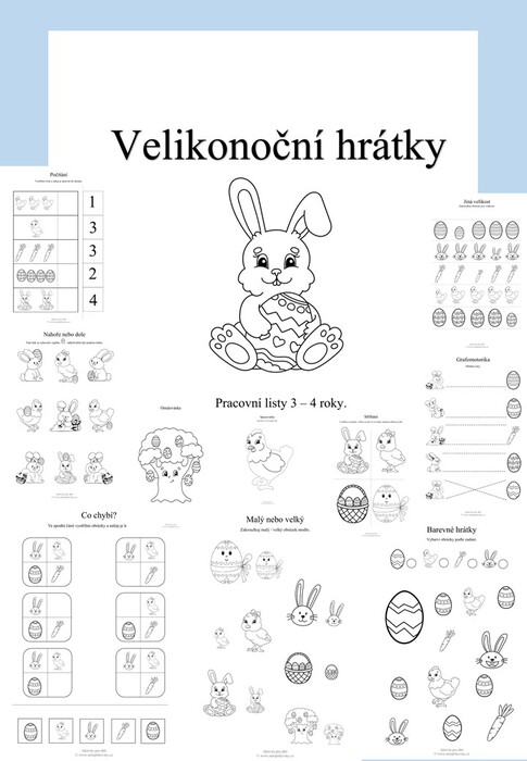 Velikonoce Pl 3-4 roky :: netopirkoviny